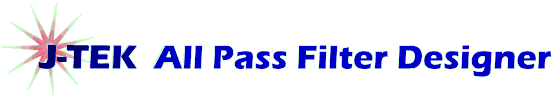 J-TEK All Pass Filter Designer